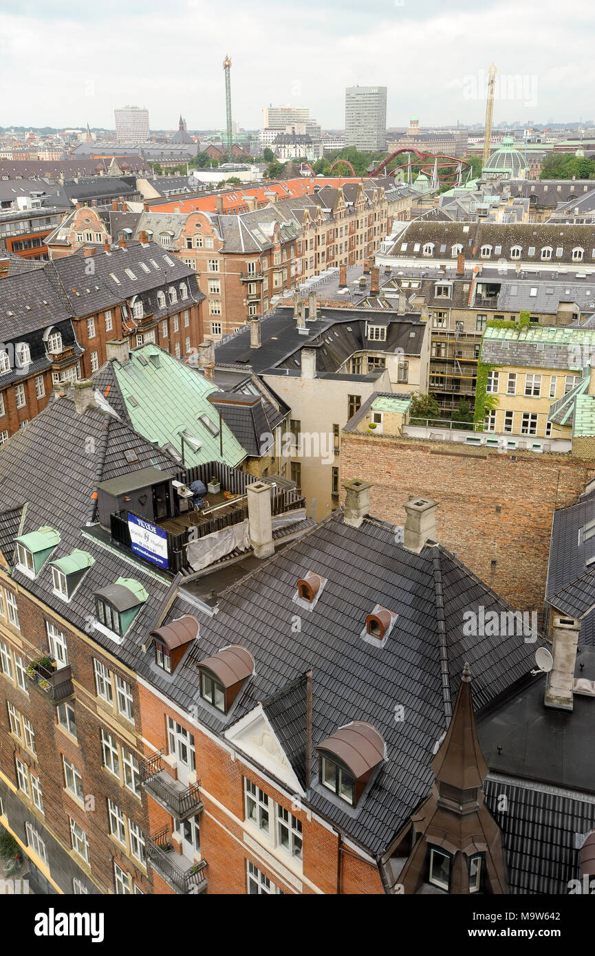 An amusement park and pleasure garden Tivoli Gardens in Copenhagen ...