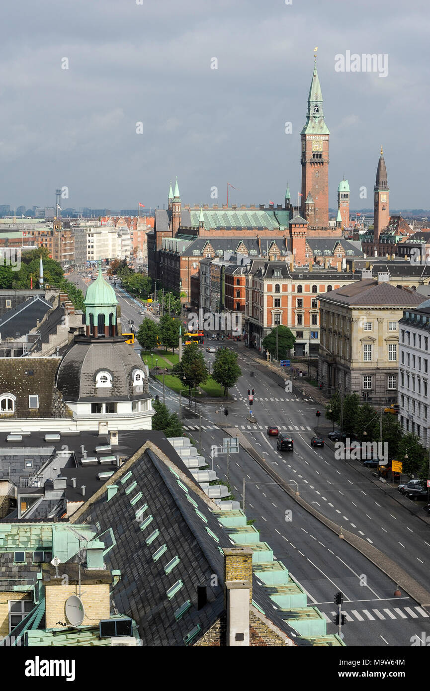 National Romantic style Kobenhavns Radhus (Copenhagen City Hall) built ...
