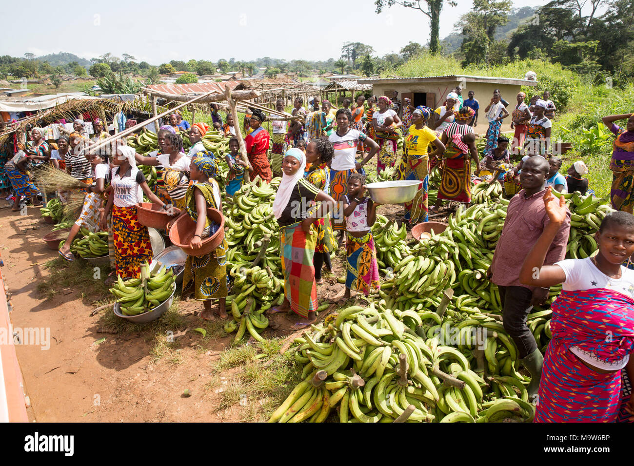 Atmosphere in the Ivory Coast Stock Photo - Alamy