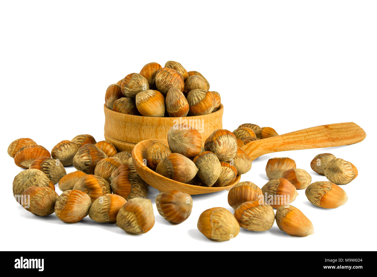 Walnut hazelnut isolate on a white background. Nuts hazel of a Turkish ...