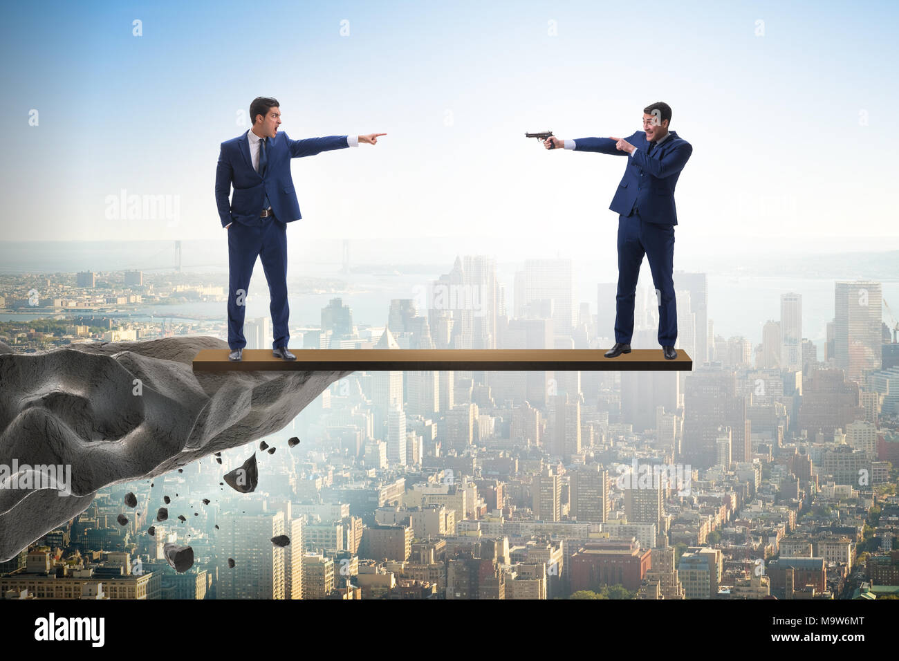 Partnership and teamwork concept with two businessmen Stock Photo - Alamy