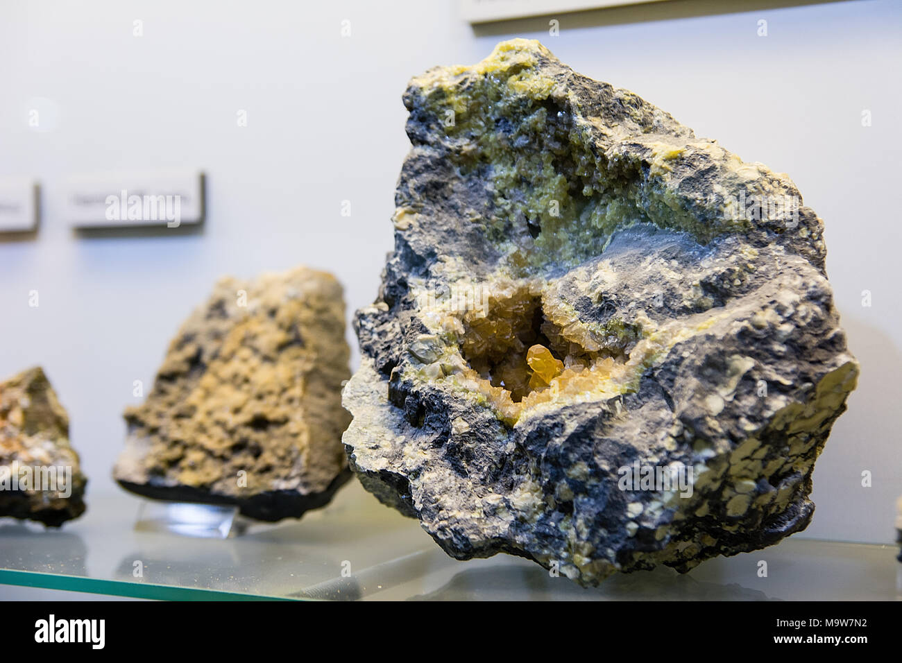 Calcite crystal in the rock Stock Photo - Alamy