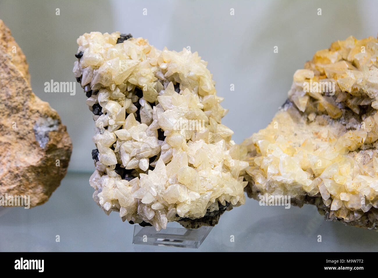 Calcite crystal in the rock Stock Photo - Alamy