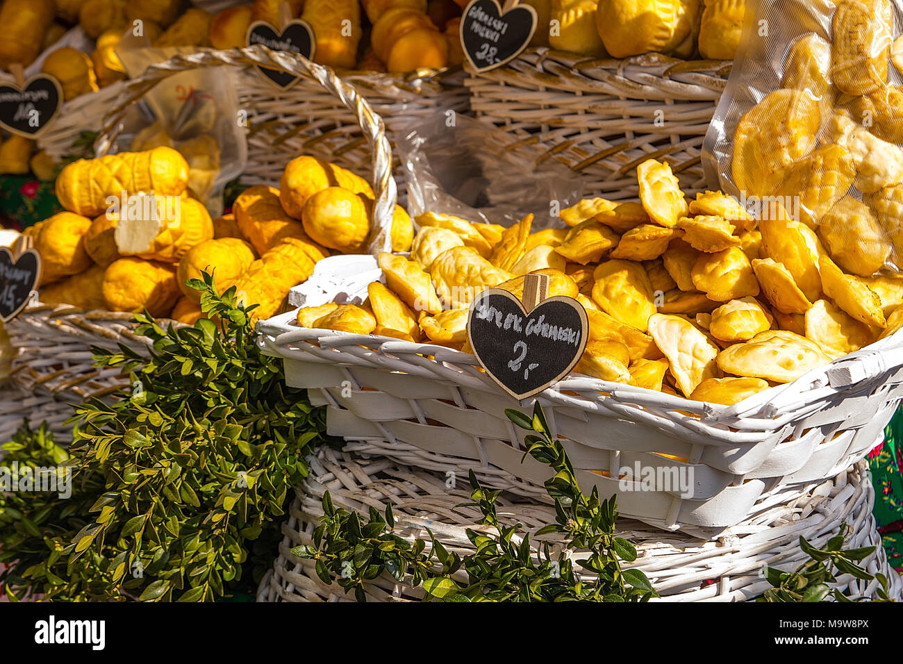 Zakopane oscypki smoked cheese hi-res stock photography and images - Alamy