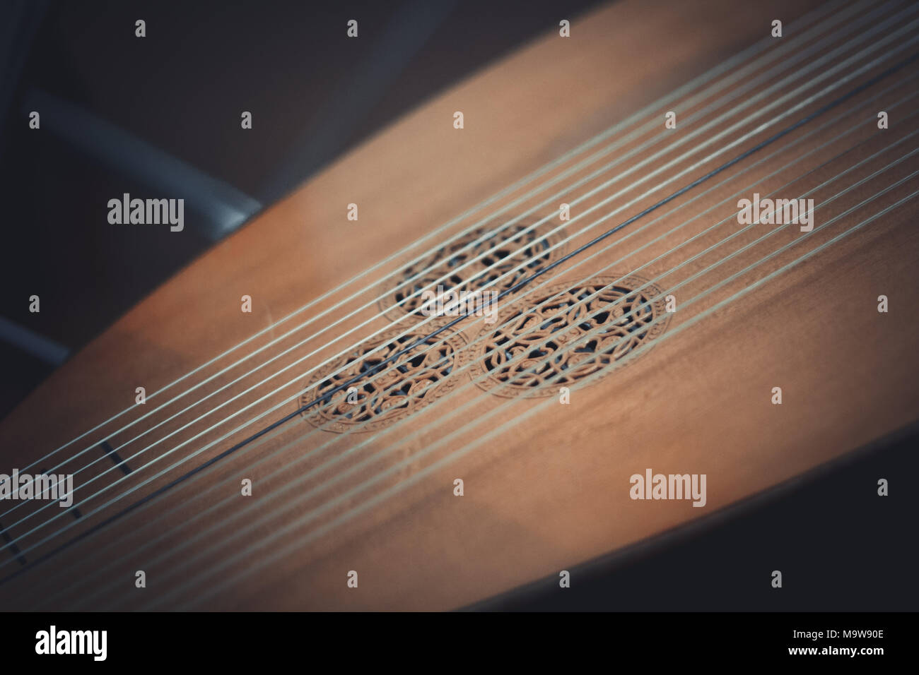 Lute - early music instrument in Brussels Belgium Stock Photo - Alamy