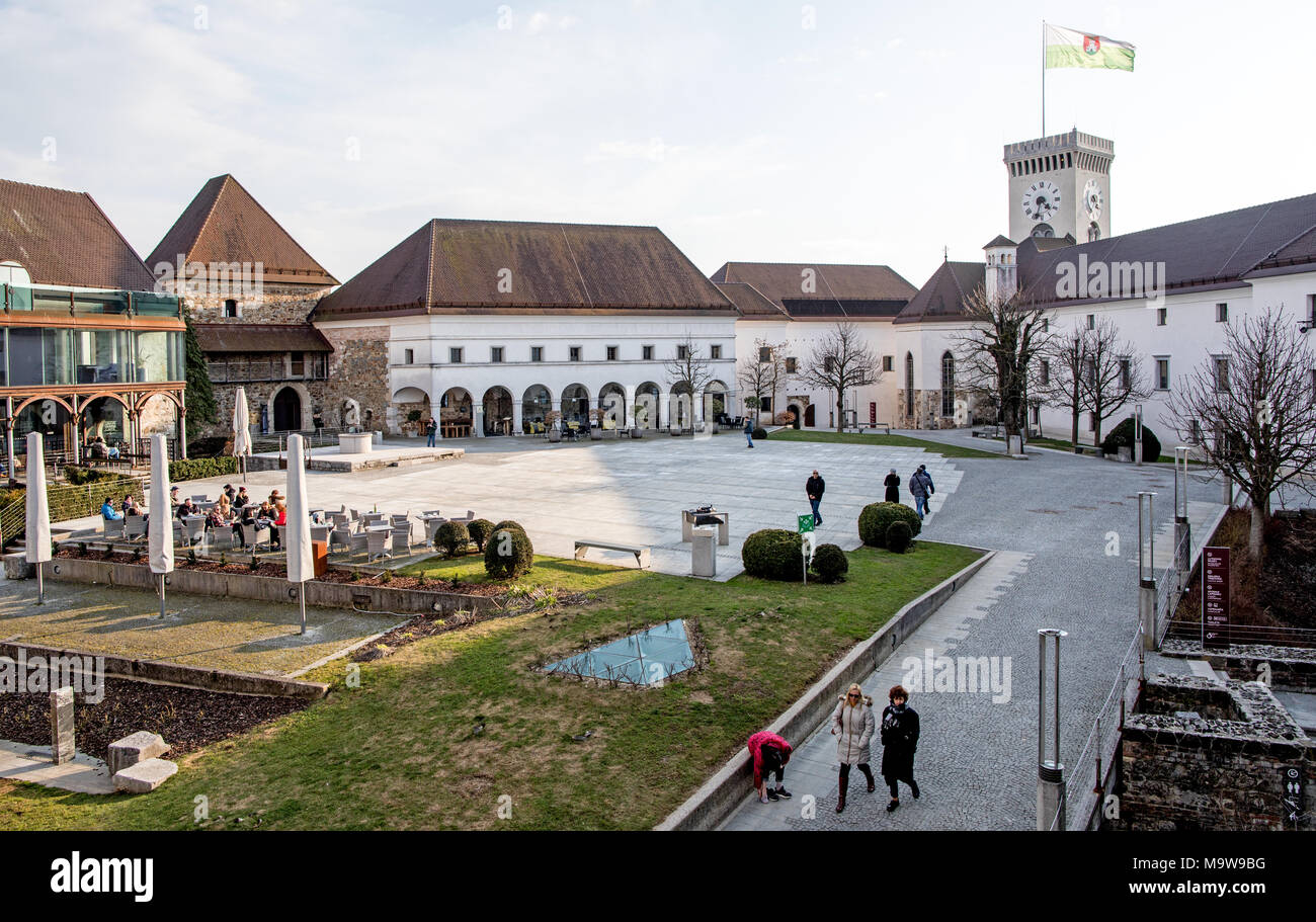 Castle architecture tower court hi-res stock photography and images - Alamy