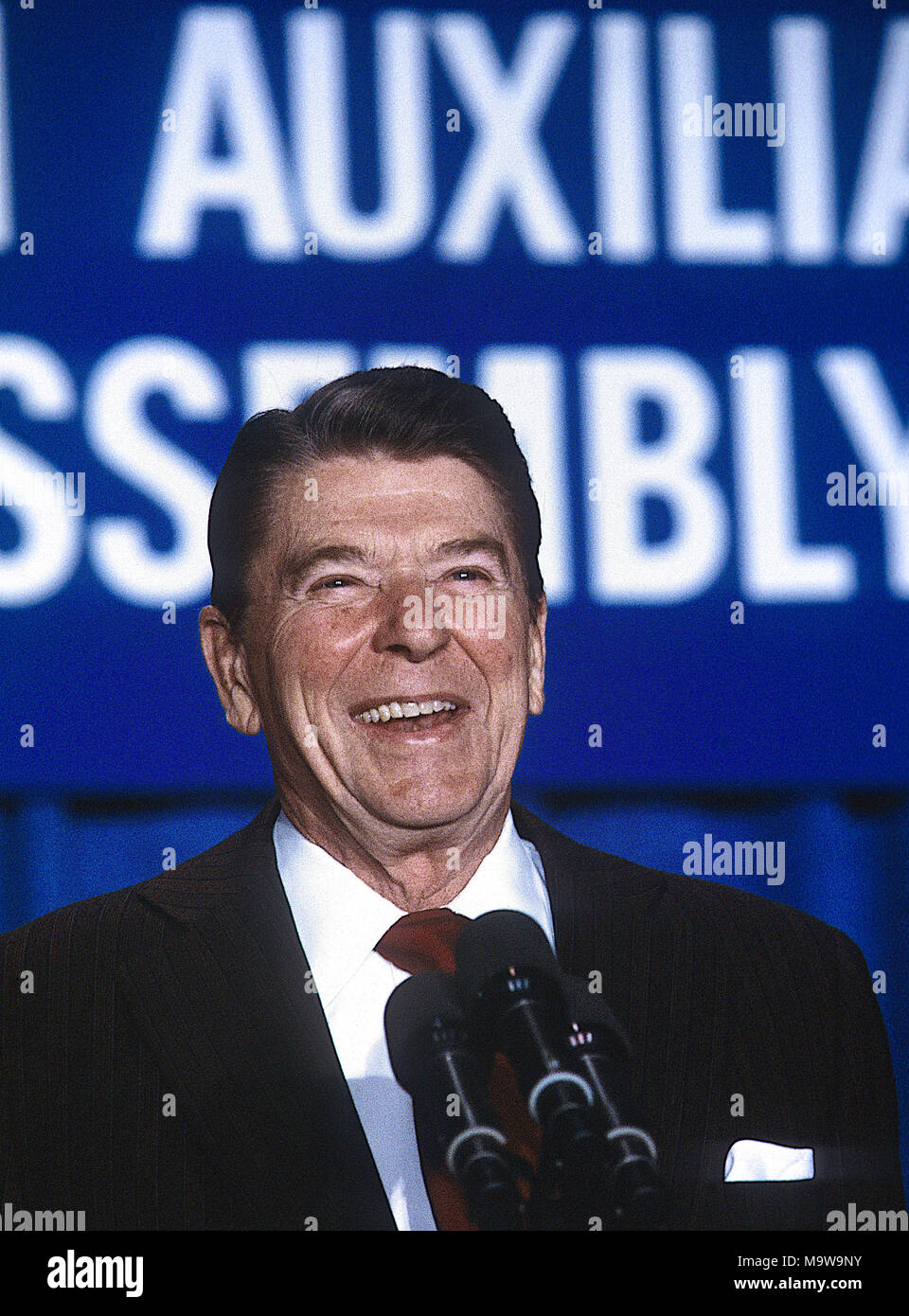 Washington DC., USA, 1984 President Ronald Reagan portraits Credit ...