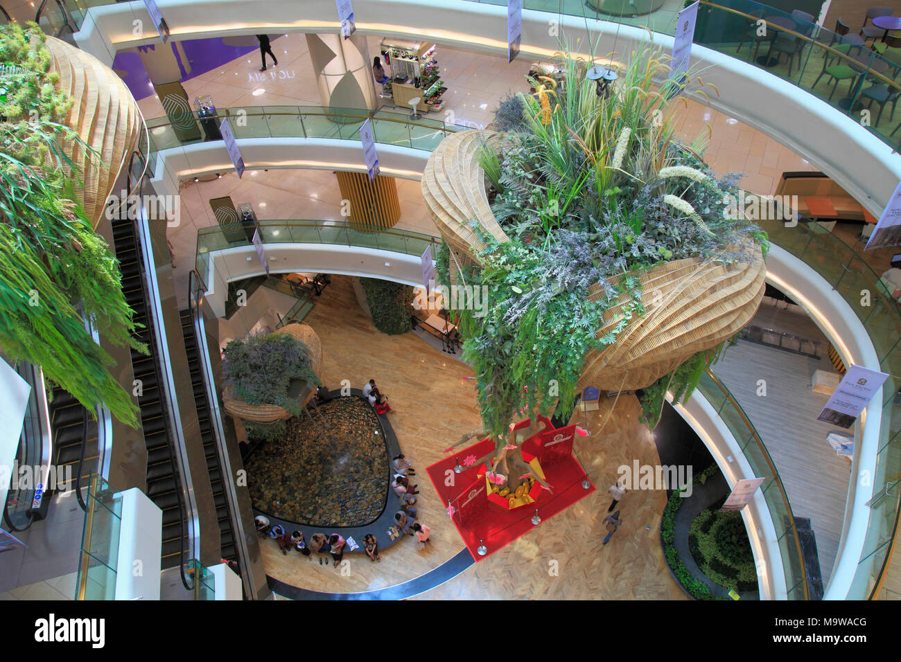 Myanmar, Yangon, Junction City shopping mall, interior Stock Photo - Alamy
