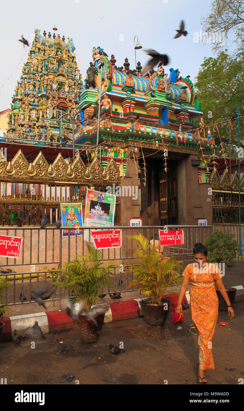Myanmar, Yangon, Sri Kali, Hindu Temple Stock Photo - Alamy