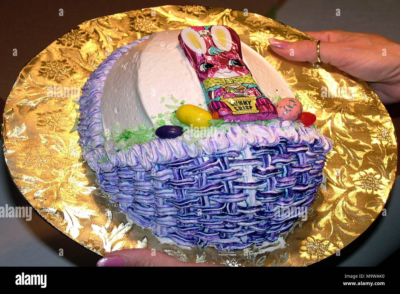 Giant Easter Egg cake Stock Photo - Alamy
