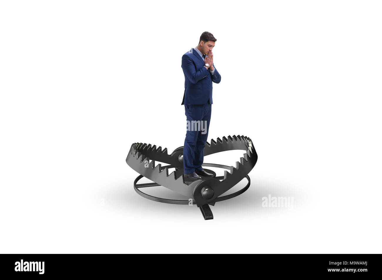 Man caught in mouse trap hi-res stock photography and images - Alamy