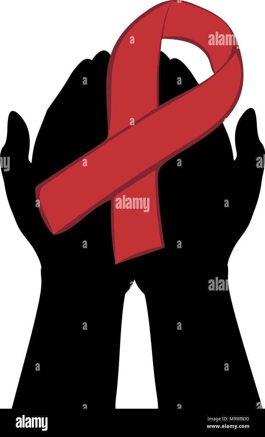 Red hand protest Stock Vector Images - Alamy