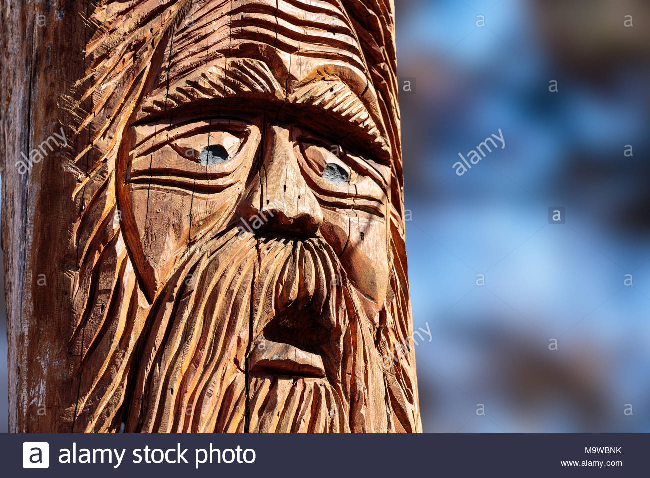 Wood Carving Old Man High Resolution Stock Photography and Images - Alamy