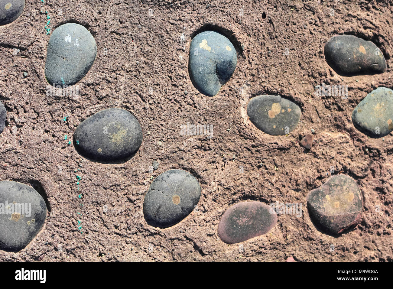 Natural background with big pebbles Stock Photo - Alamy