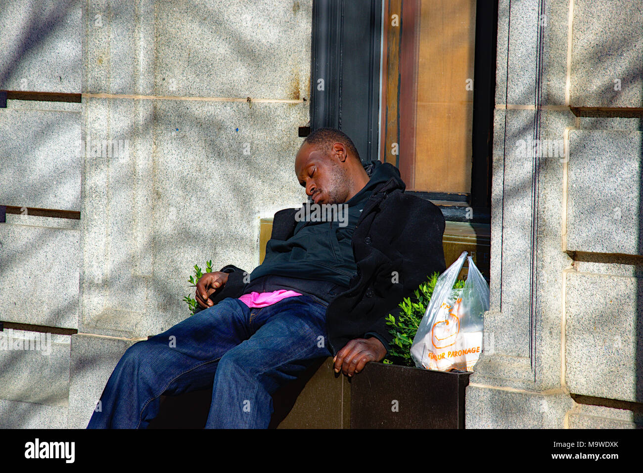 Sleeping On The Streets Homeless Homeless Man Stock Photos & Sleeping ...