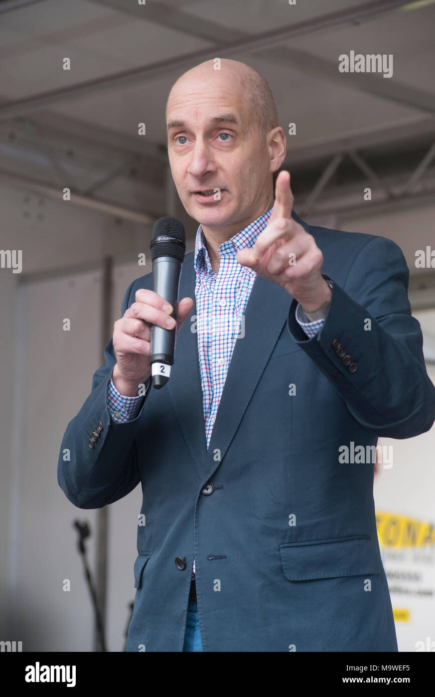 24/03/2018: Leeds: United Kingdom: Andrew Adonis (Lord Adonis) - Labour ...