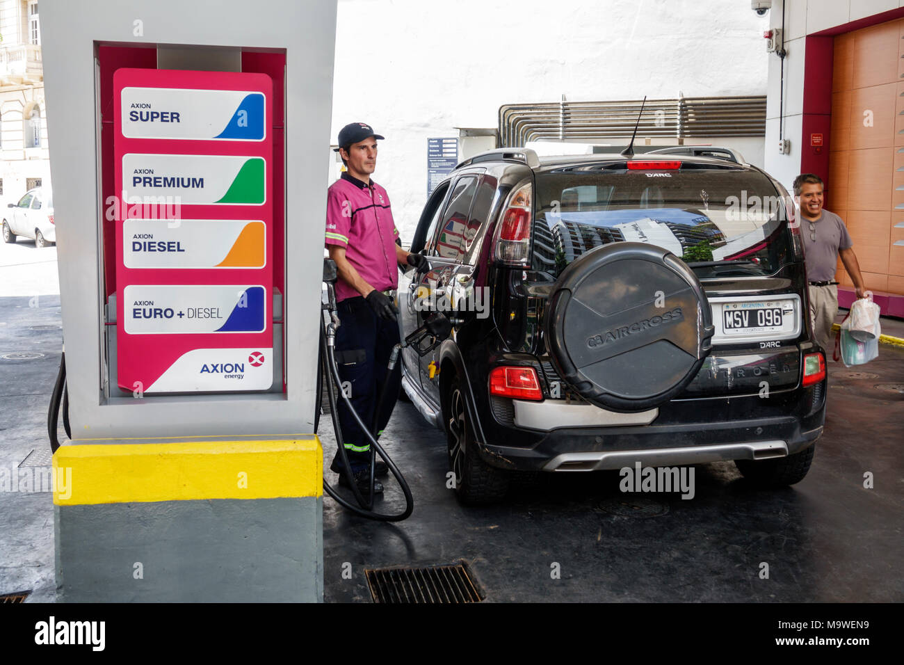 Buenos Aires Argentina,Recoleta,Axion,service station,gas,petrol,pump ...