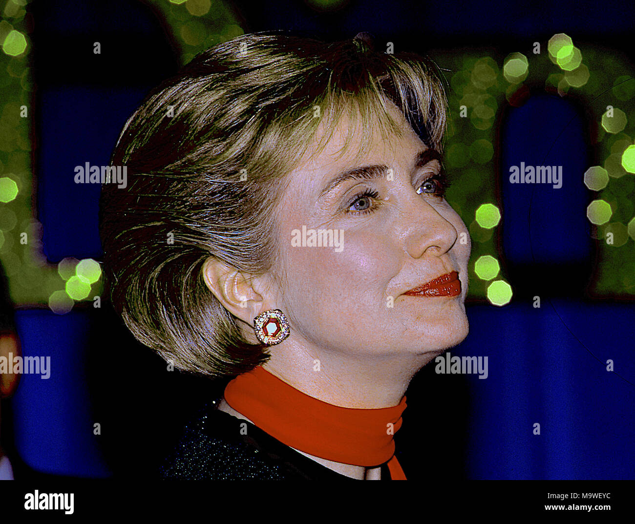 Washington, DC., USA, April 12, 1994 FIrst Lady Hillary Rodham Clinton ...