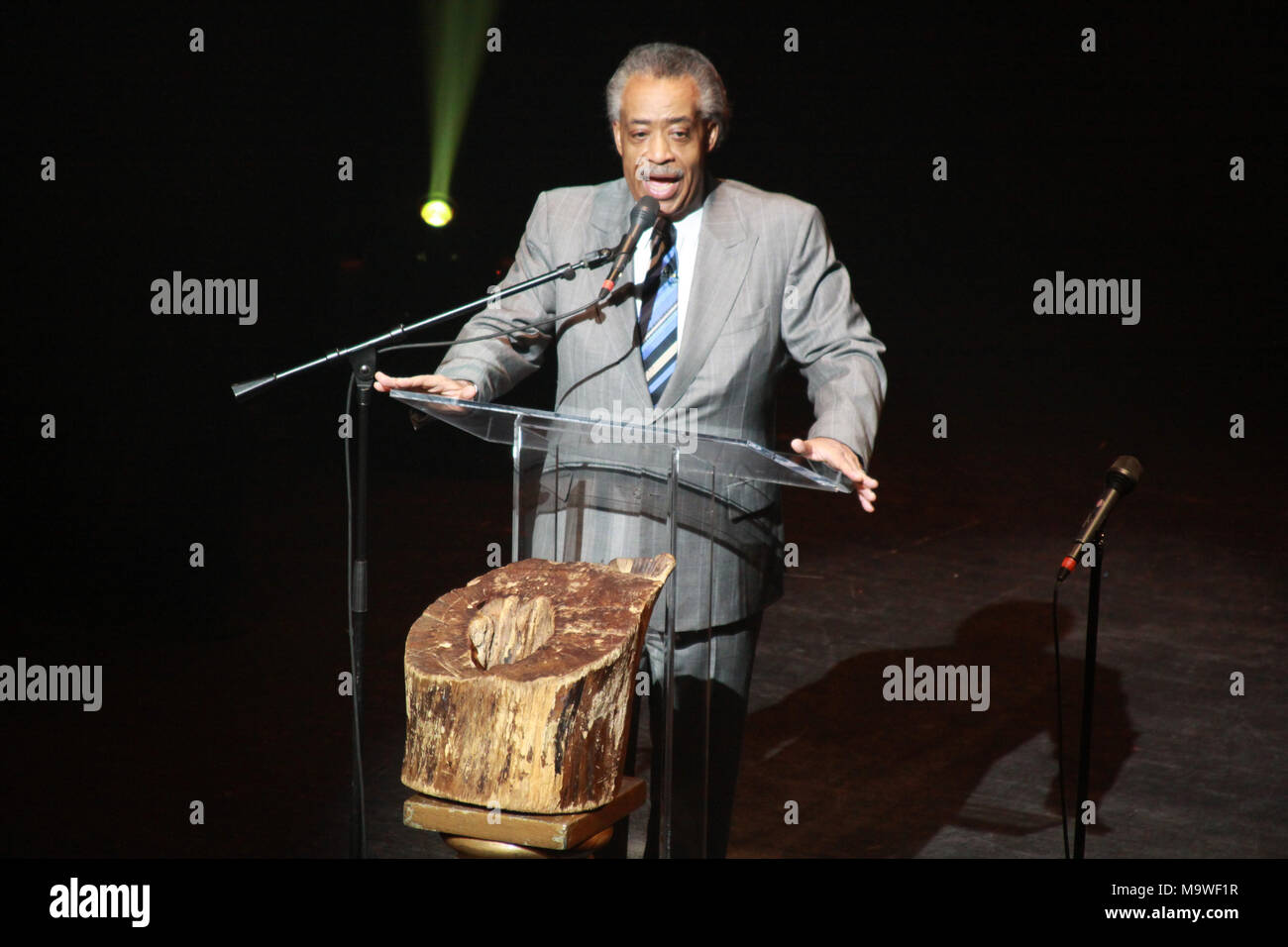 Reverend Al Sharpton at a public memorial for Michael Jackson at The ...