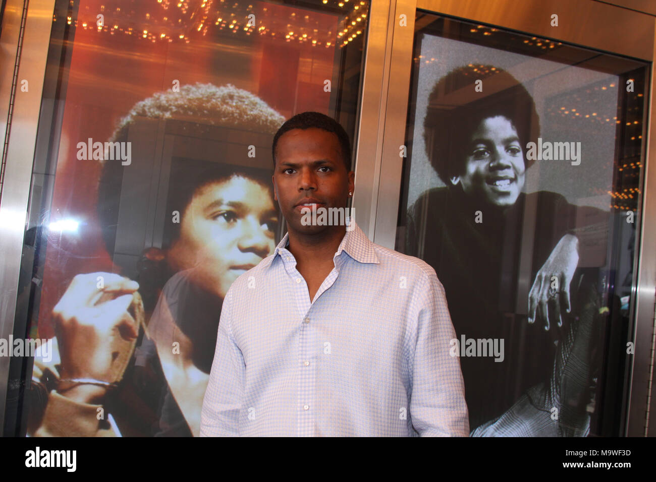 A.J. Calloway attends a public memorial for Michael Jackson at The ...
