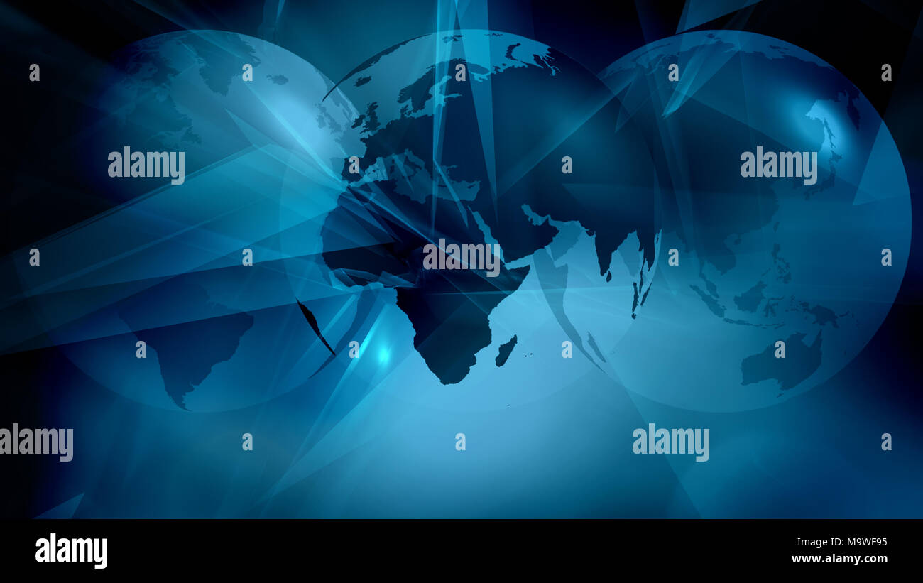 Global futuristic communication creative title backdrop Stock Photo - Alamy
