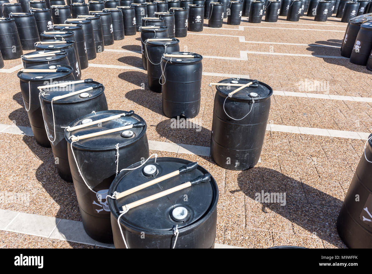 Israel, Tel Aviv-Yafo - 23 March 2018: Demonstration on Kikar Rabin ...