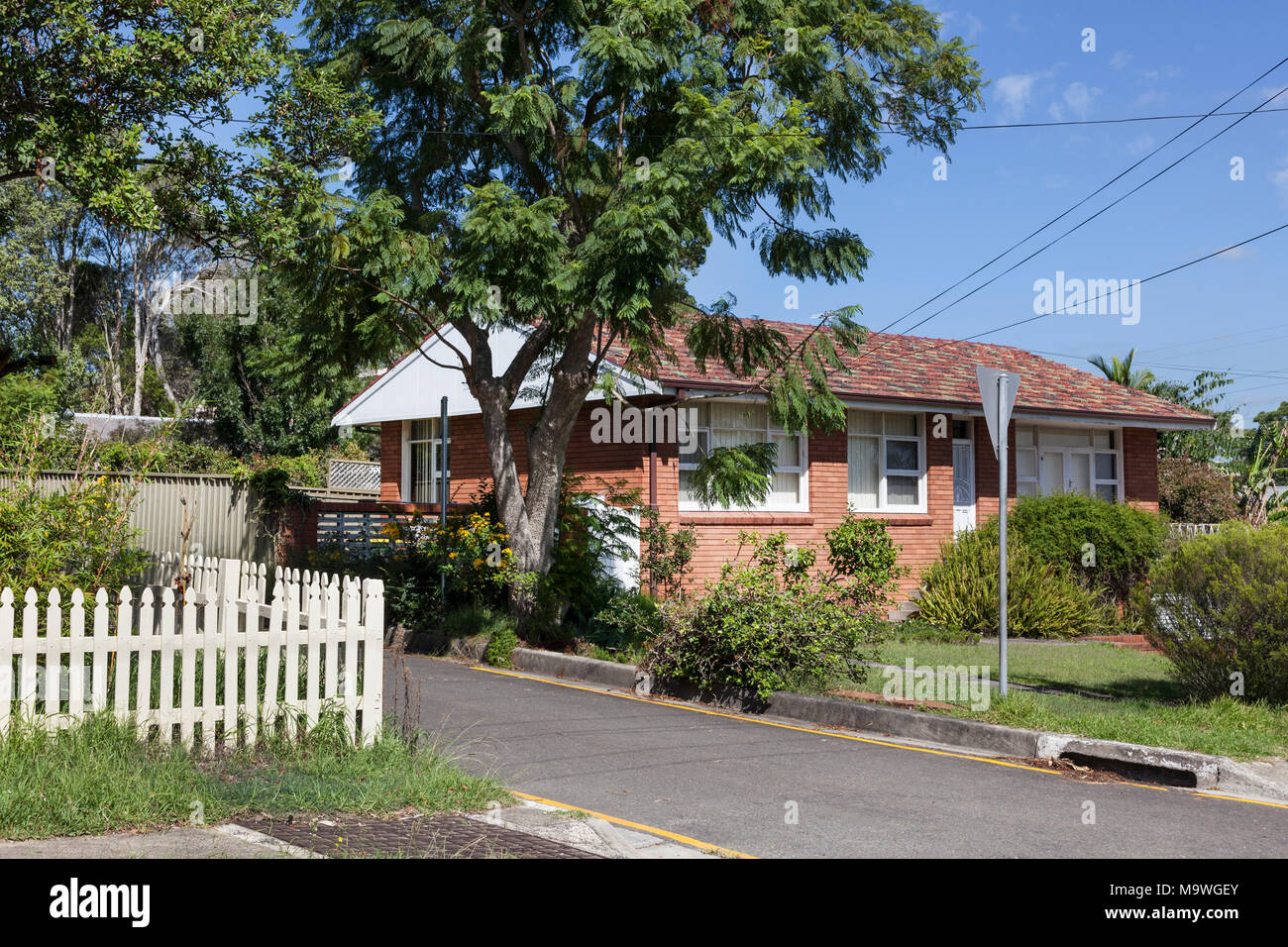 suburban Waterfall, a suburb on the outskirts of Sydney, New South ...
