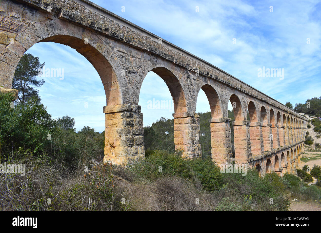Acueducto de les Ferreres, in Tarragona Stock Photo - Alamy