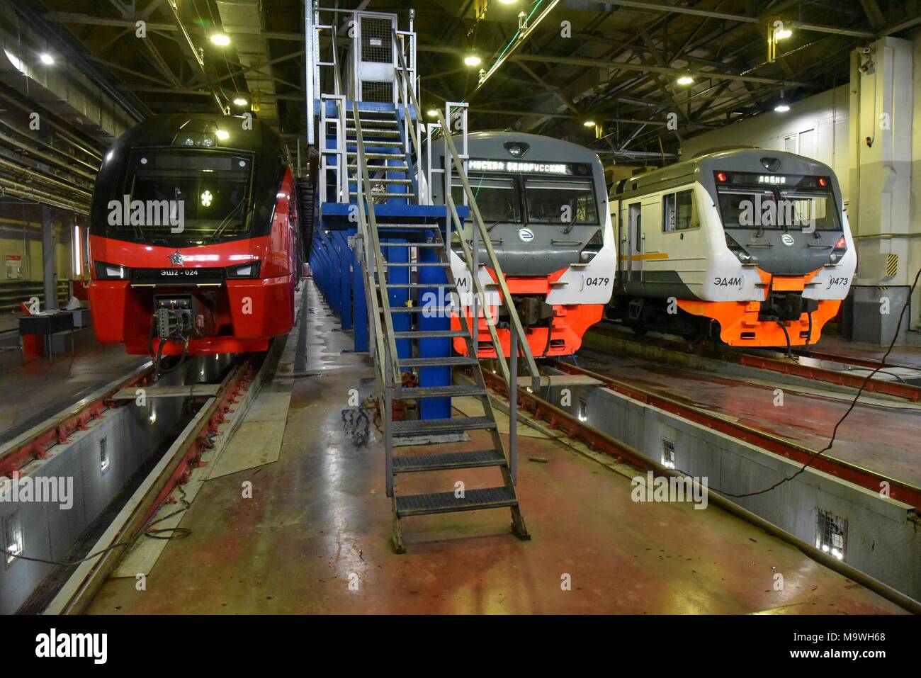 Double deck high speed electric express train hi-res stock photography ...