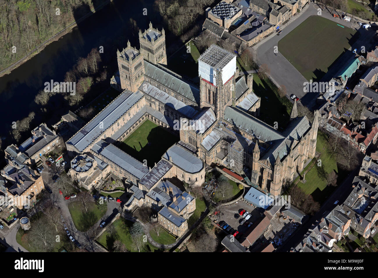 Durham Cathedral Aerial View High Resolution Stock Photography and ...