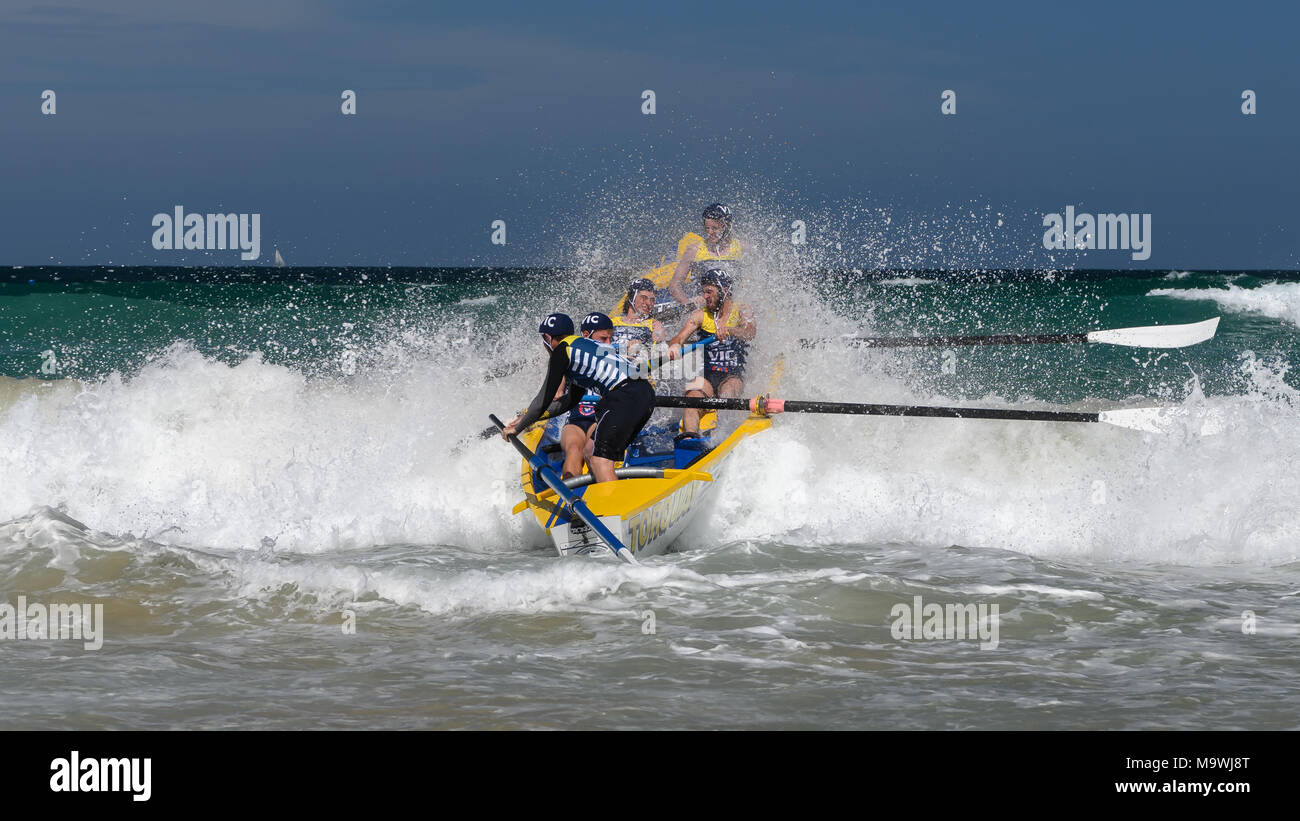 Australian Surf Rowers League Competition Stock Photo - Alamy