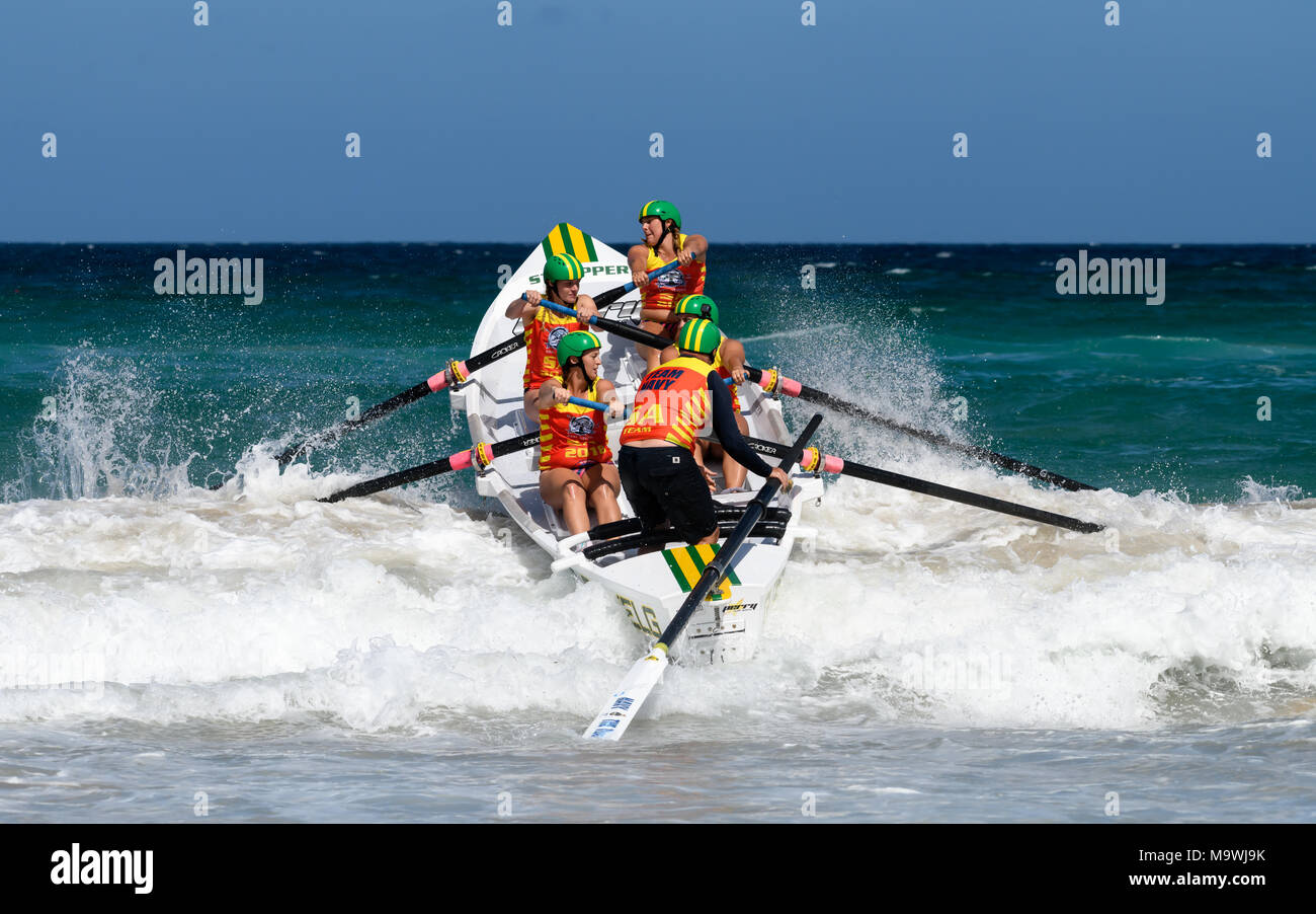 Australian Surf Rowers League Competition Stock Photo - Alamy