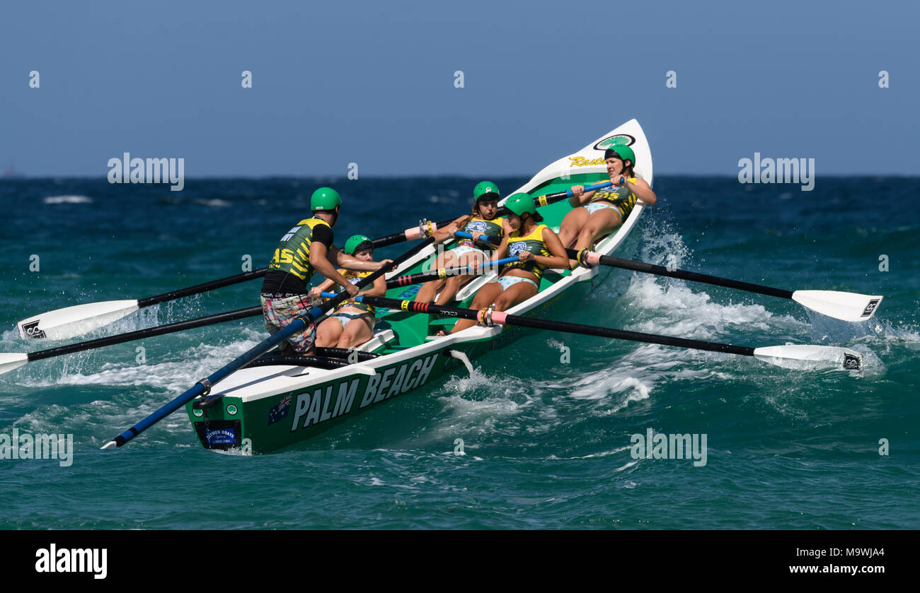 Australian Surf Rowers League Competition Stock Photo - Alamy
