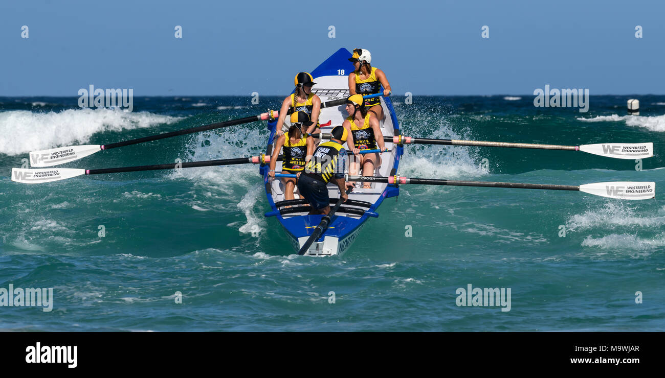 Australian Surf Rowers League Competition Stock Photo - Alamy