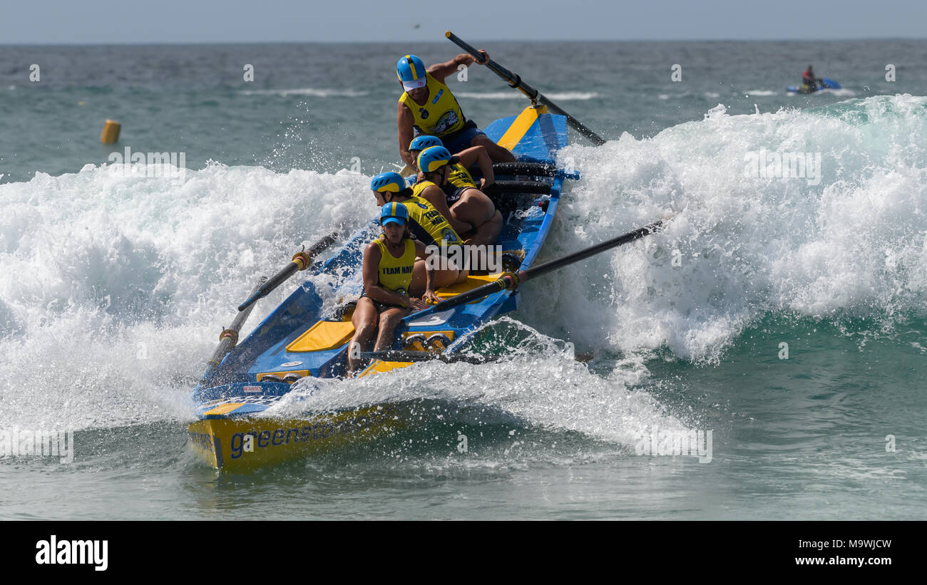 Australian Surf Rowers League Competition Stock Photo - Alamy