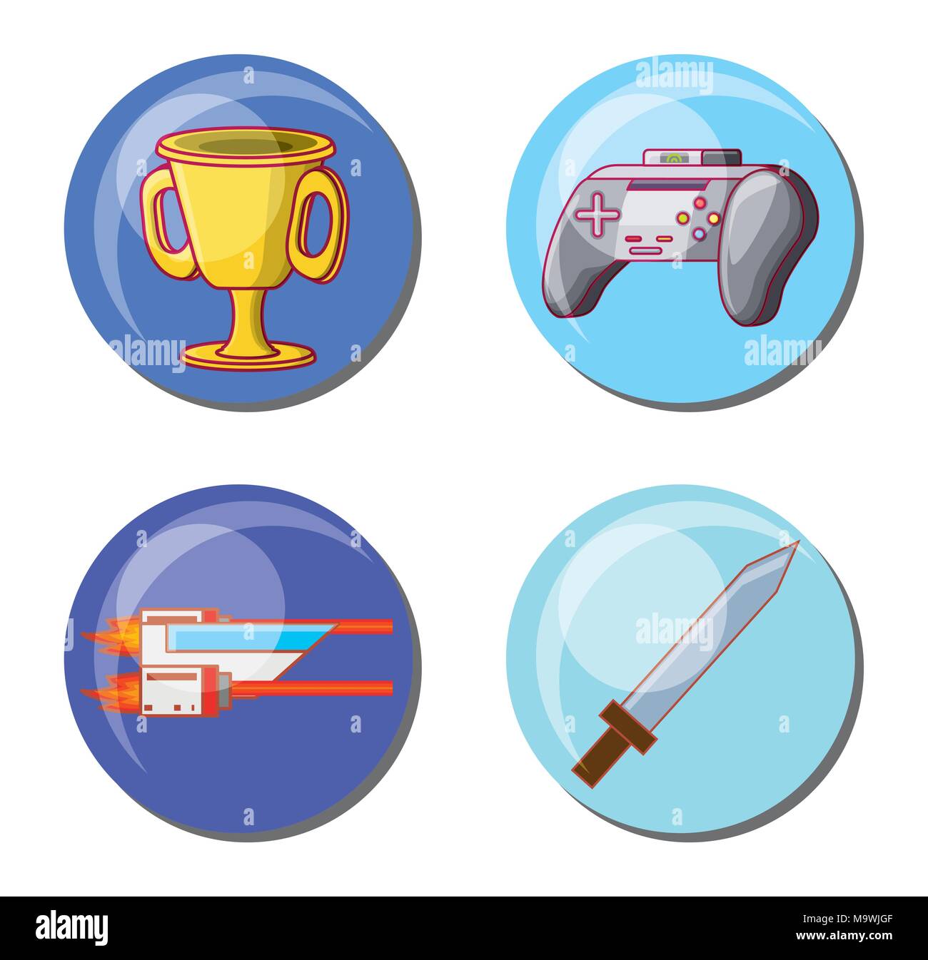 World fantasy trophy Stock Vector Images - Alamy