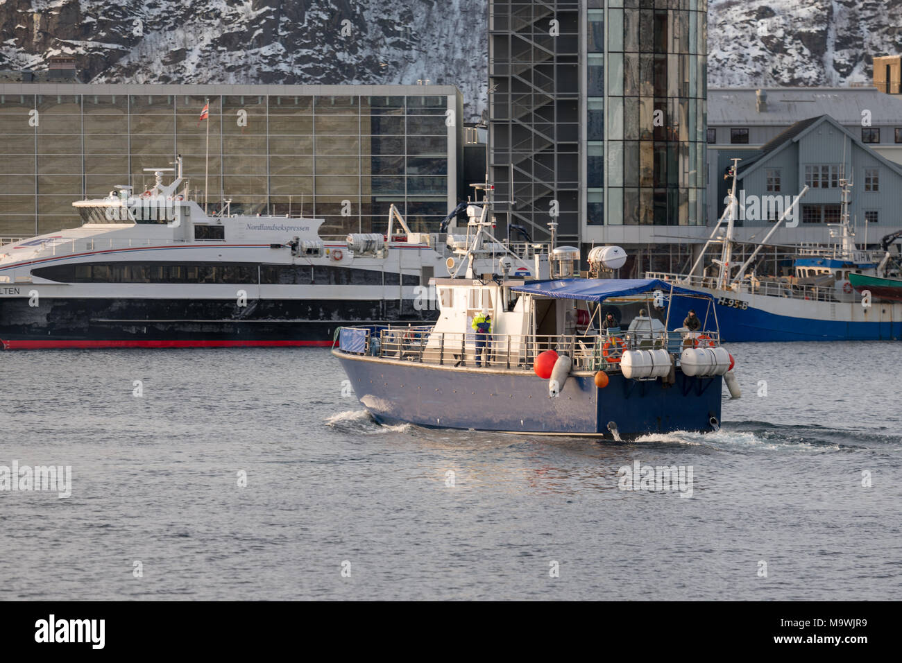 Svinoya Rorbuer cabins in the Lofoten Islands of Norway Stock Photo - Alamy
