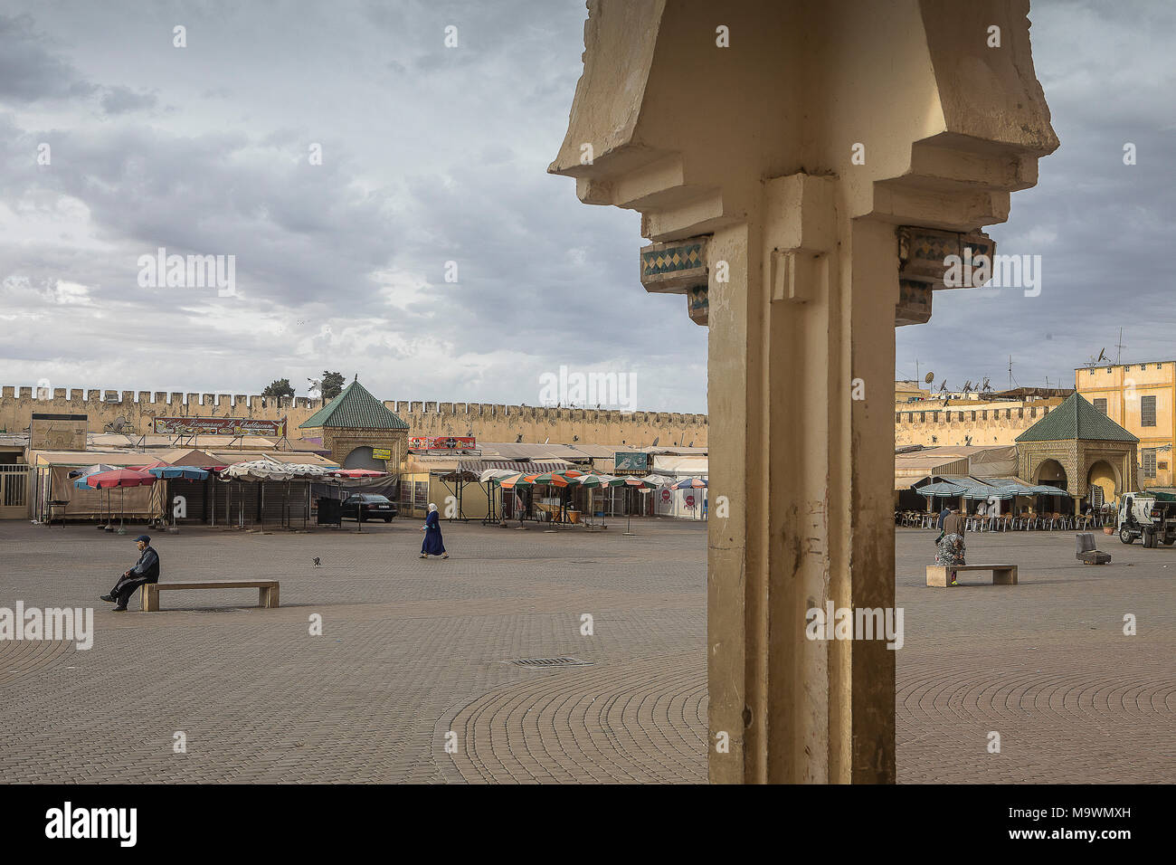 El Hedim Square, Meknes, Morocco Stock Photo - Alamy