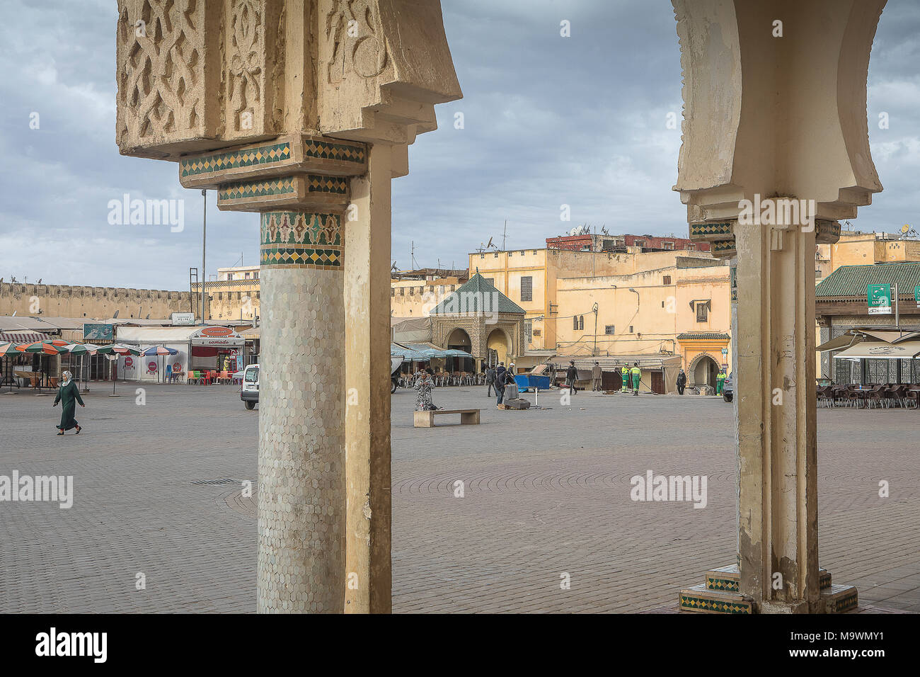 El Hedim Square, Meknes, Morocco Stock Photo - Alamy