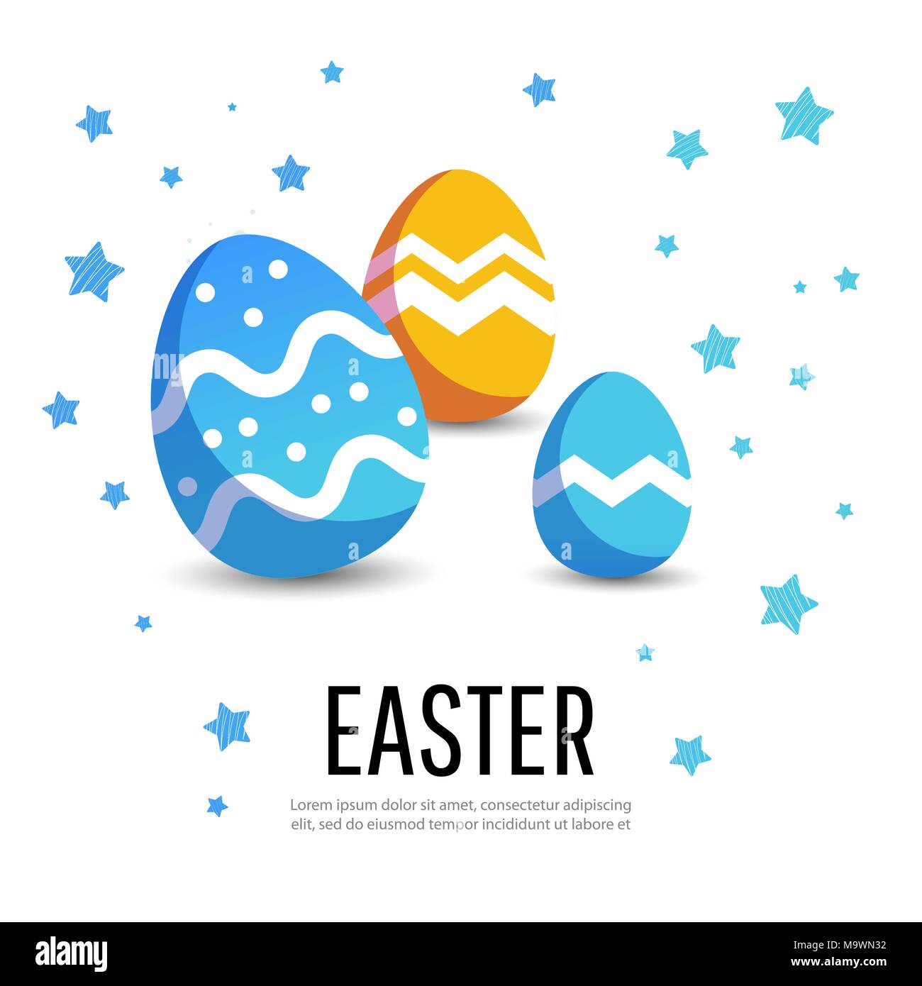 Easter color banner Stock Vector Image & Art - Alamy