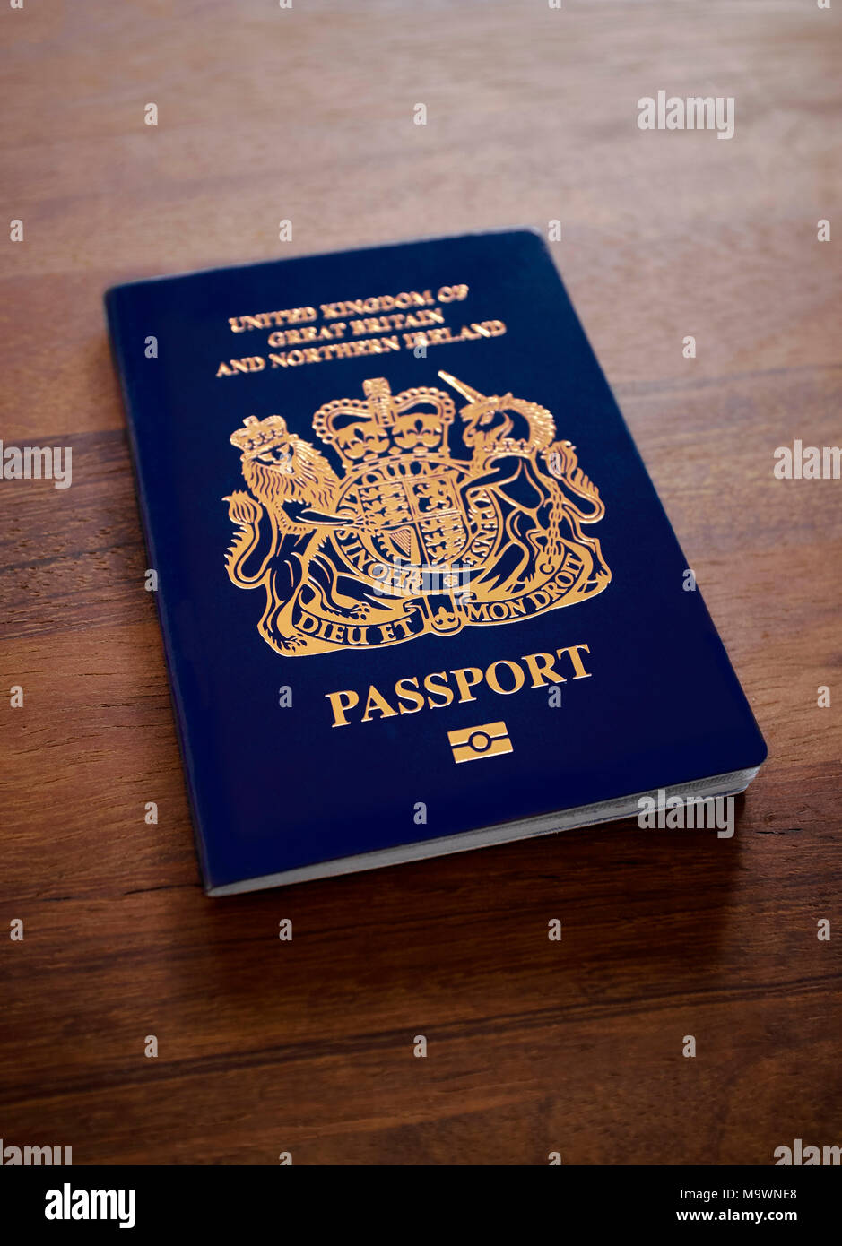 New Blue Passport High Resolution Stock Photography and Images - Alamy