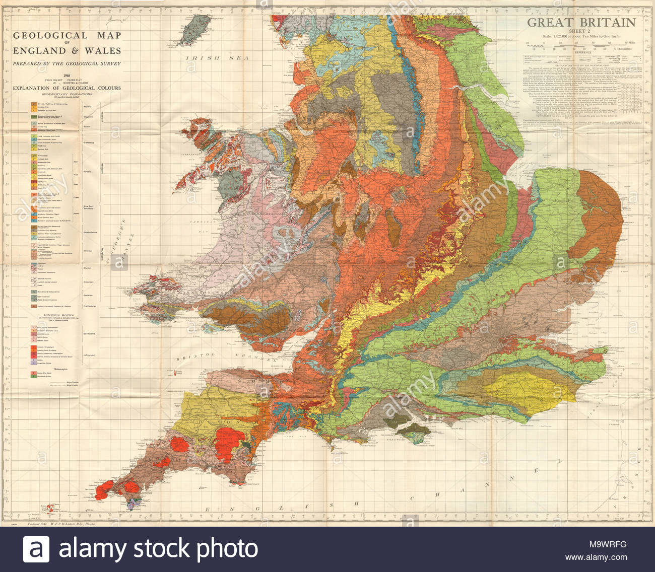 Geological Map England Stock Photos & Geological Map England Stock ...