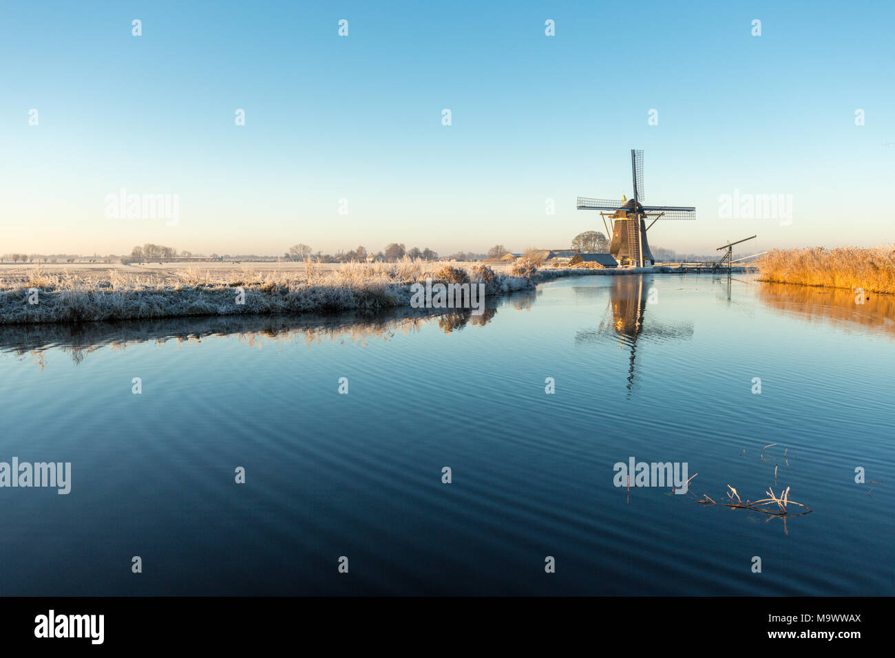 Dutch ice windmill building hi-res stock photography and images - Alamy