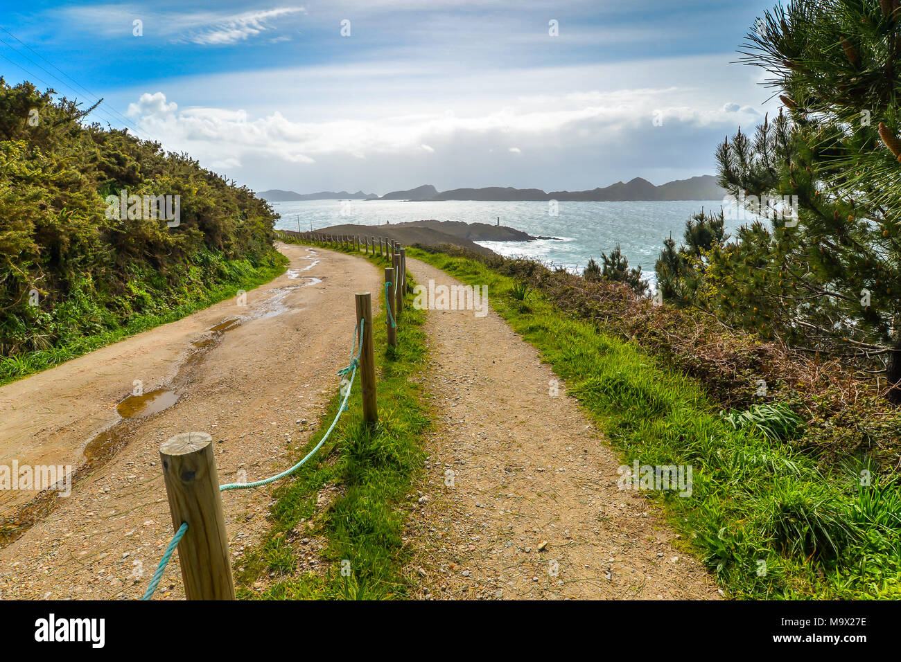 The road leading to a secluded beach known as Cabo Home - Galicia ...