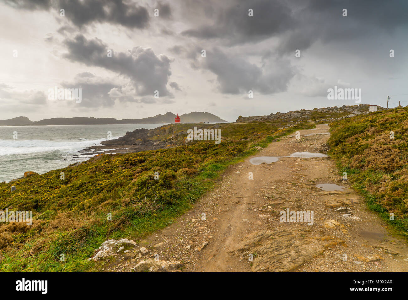 The road leading to a secluded beach known as Cabo Home - Galicia ...