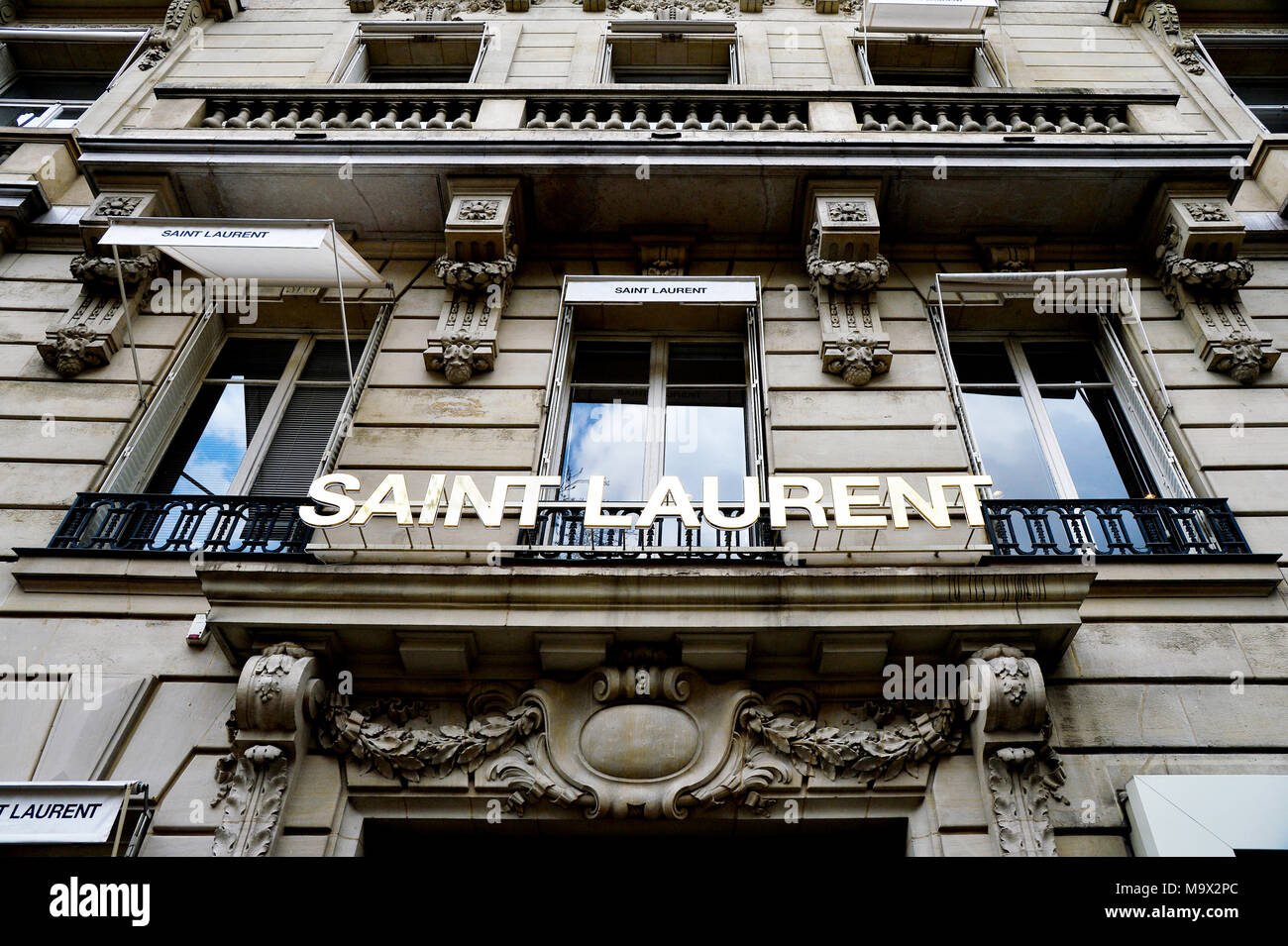 Yves saint laurent paris shop hi-res stock photography and images - Alamy