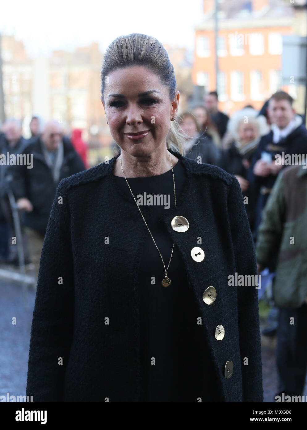 Liverpool, UK. 28th march, 2018. Claire Sweeny, actress, arrives for ...