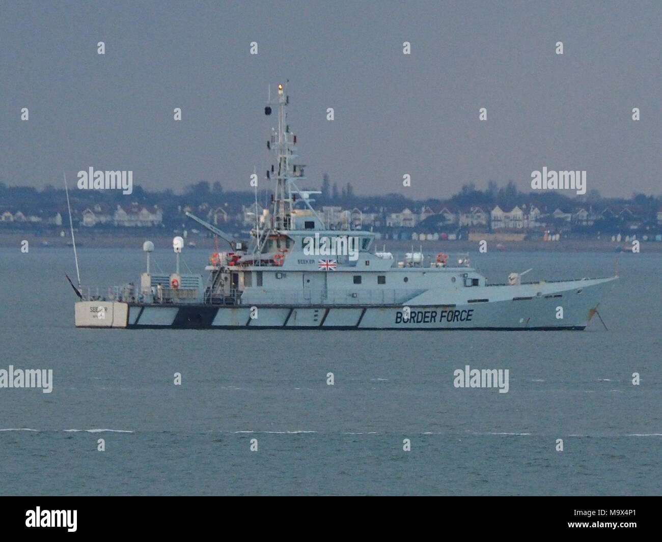 Sheerness, Kent, UK. 28th March, 2018. UK Border Vessel 'HMC Seeker ...