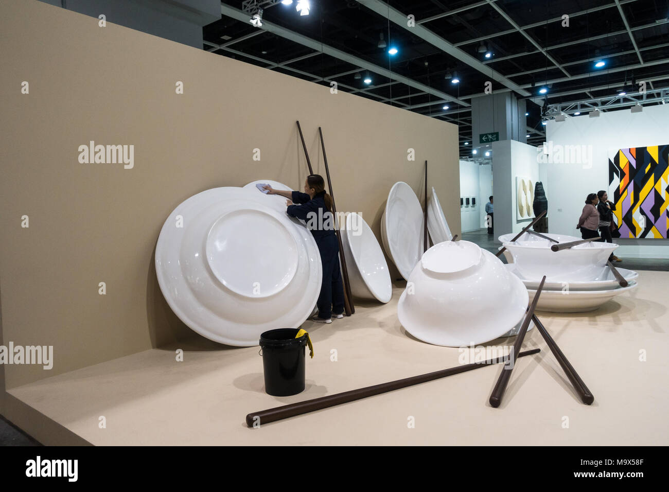 Art Basel Hong Kong 2018, Chou Yu-Cheng's artwork Refresh Sacrifice, in ...