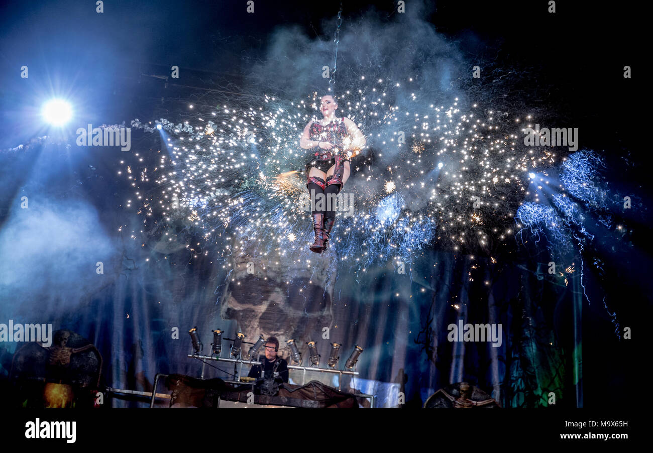 Bournemouth, UK.27th march, 2018. Circus of Horrors at The Pavilion ...